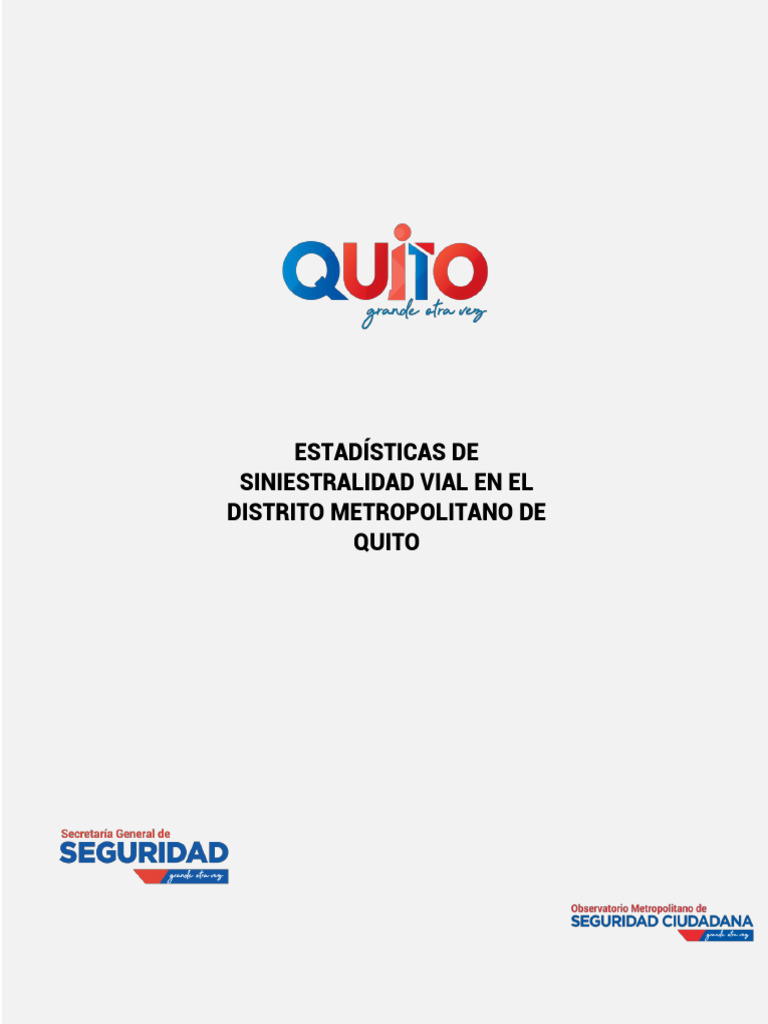 Analisis de Siniestralidad DMQ | PDF | Transporte | Contaminación