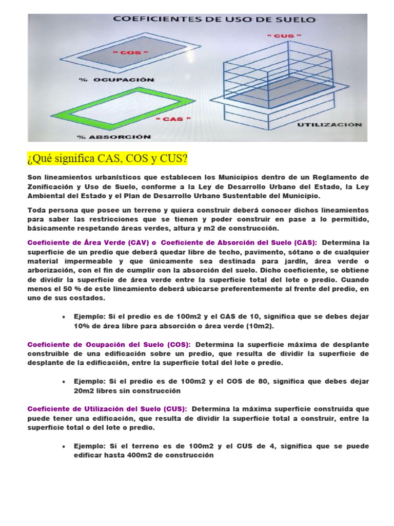 Definicion Cas, Cos y Cus | PDF