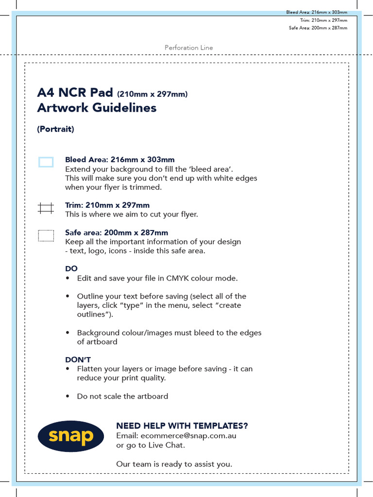 NCR A4 210x297mm | PDF