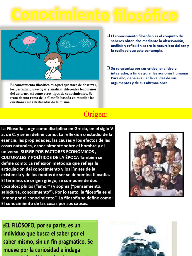 Conocimiento Filosofico | PDF | Filosofía