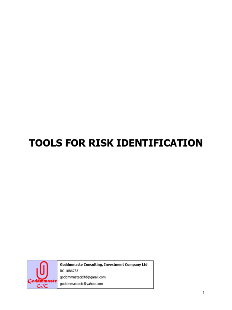 Risk Identification Tools | PDF | Risk | Risk Management