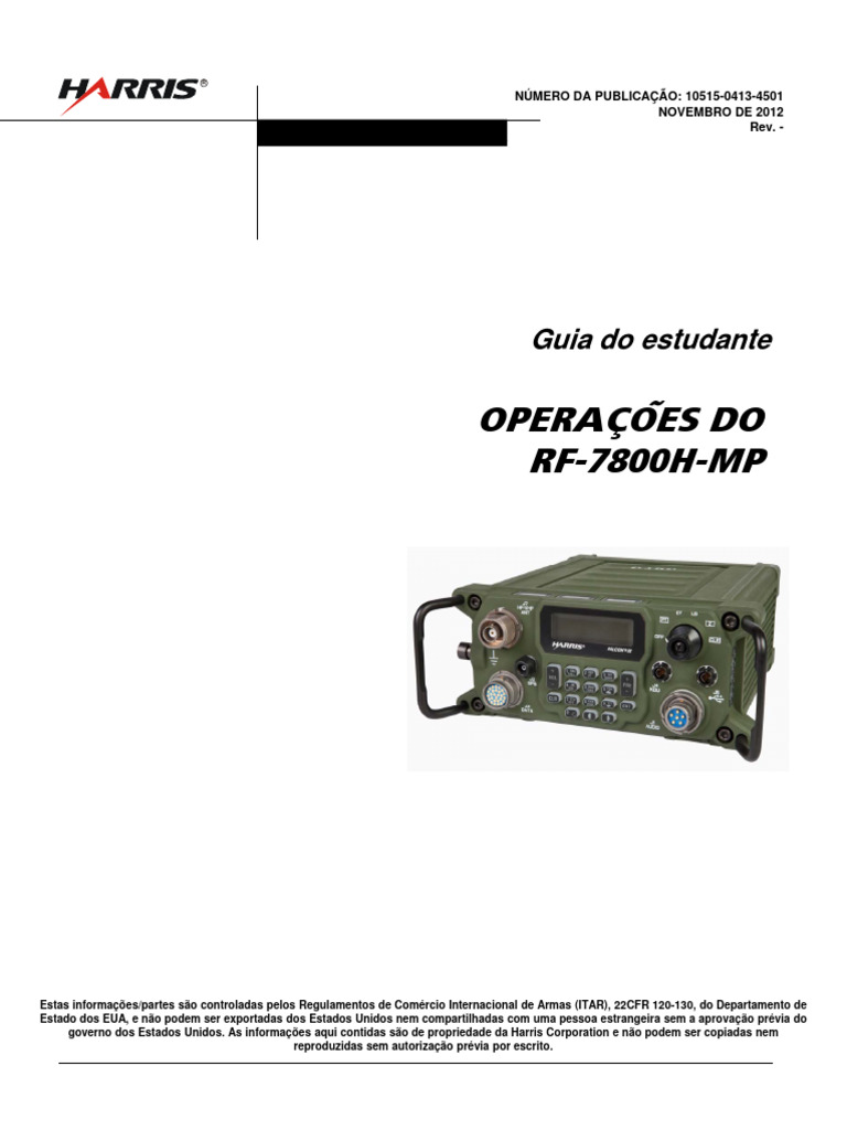 Guia Do Estudante - Rádio RF-7800H | PDF | Rede de computadores | USB