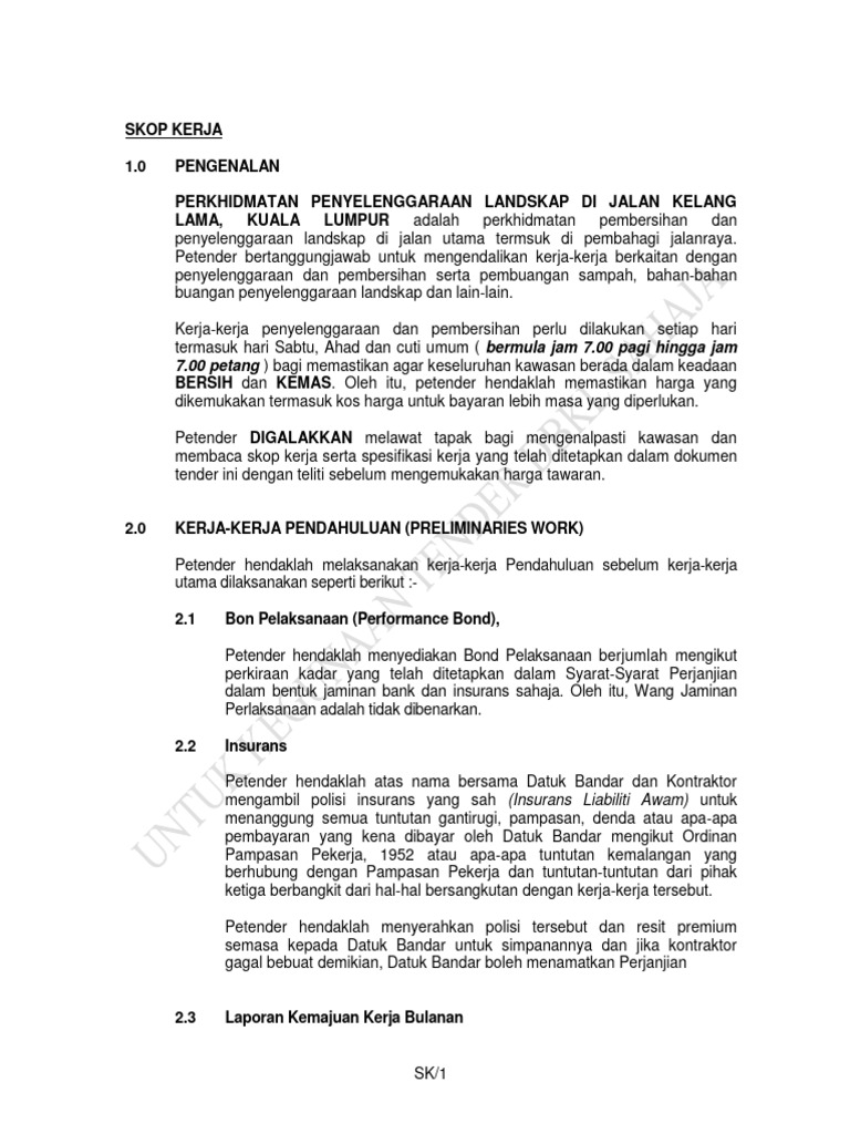 6- Skop Kerja | PDF