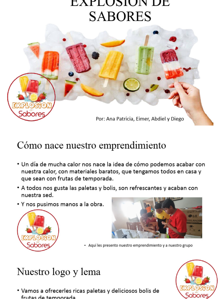 Explosión de Sabores | PDF