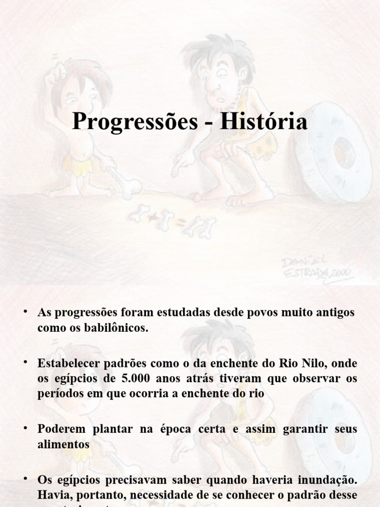 História das Progressões Matemáticas | PDF | Antigo Egito | Pitágoras
