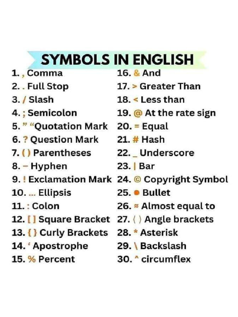 Symbols | PDF