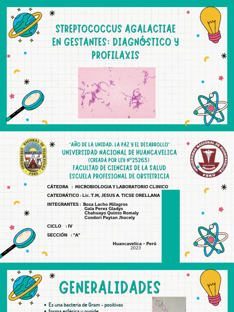 Streptococcus agalactiae en Neonatos: Prevención y Tratamiento | PDF ...