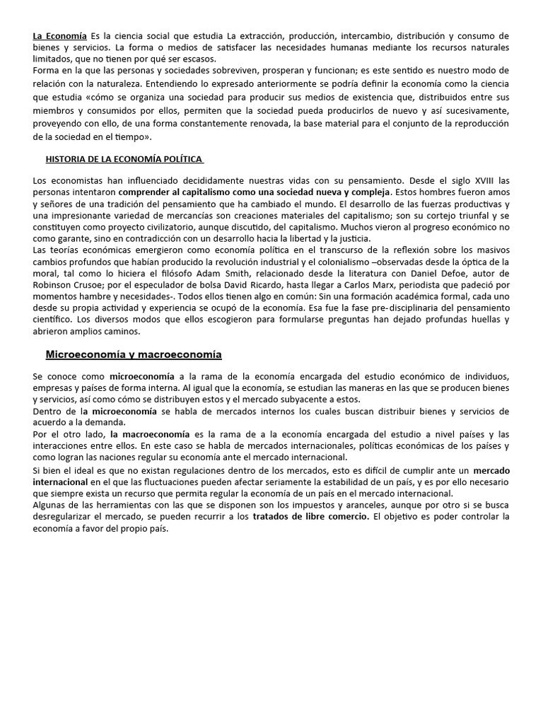 Eco Macro y Micro | PDF | Ciencias económicas | Capitalismo