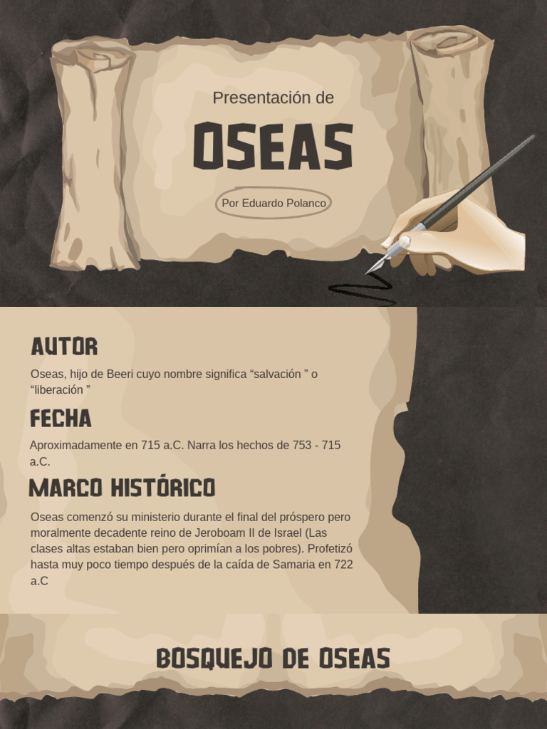 Oseas Presentación | PDF