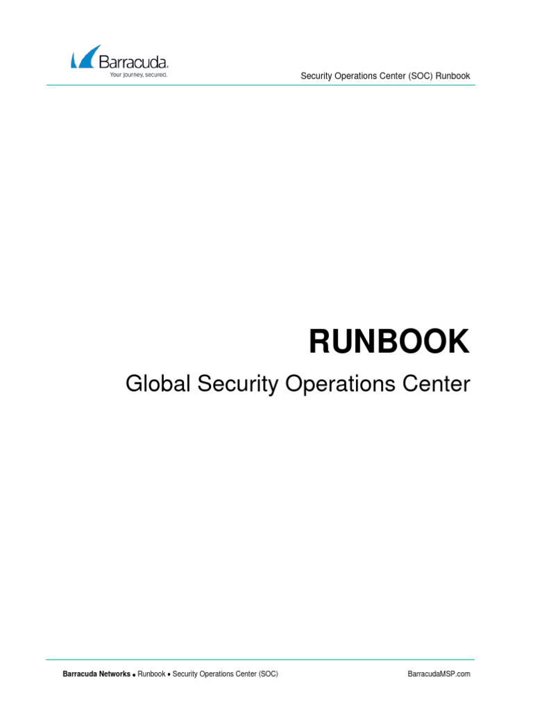 bmsp-sc-soc-runbook | Download Free PDF | Security | Computer Security bmsp-sc-soc-runbook | Download Free PDF | Security | Computer Security