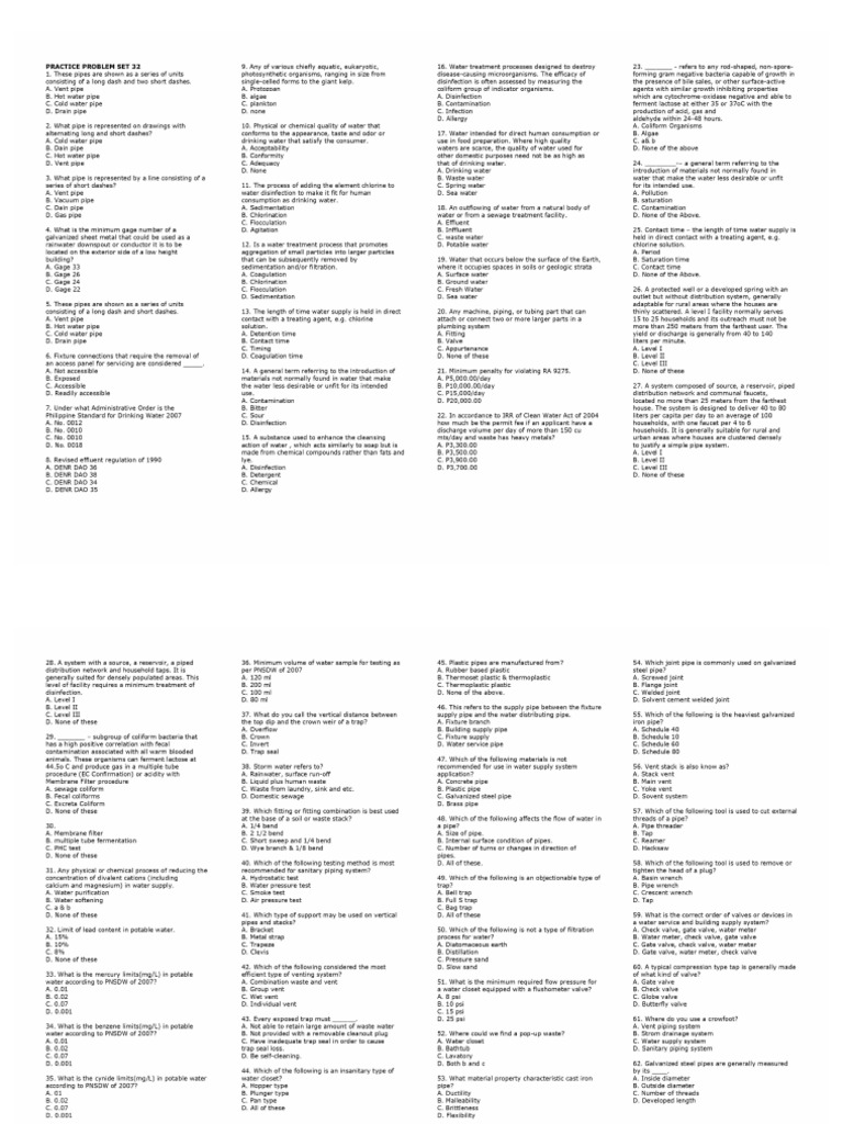Practice Problem Set 32 Pdf