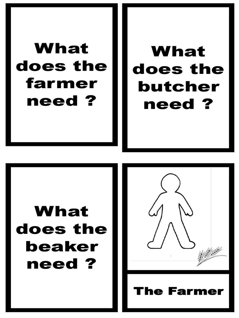What Does The Farmer Need | PDF