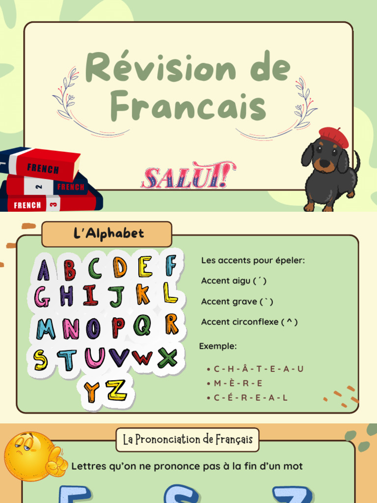 Révision de la Prononciation Française | PDF | Langues | Études des ...