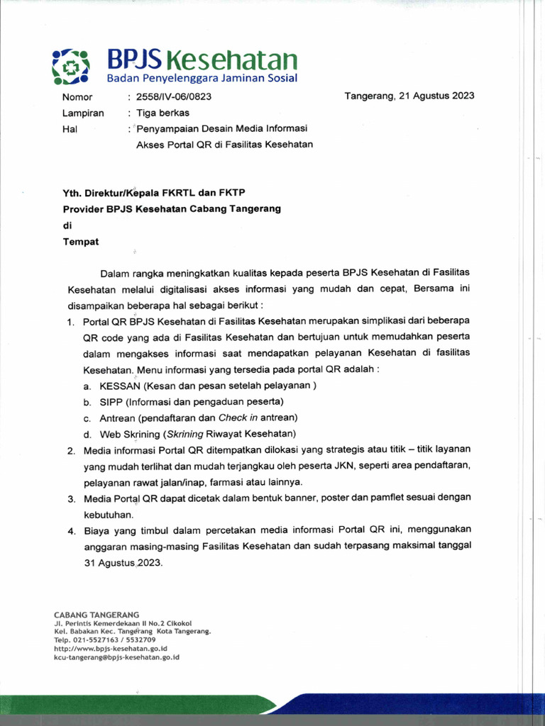 Surat Pembuatan Banner, Poster Dan Pamflet Untuk KESSAN | PDF