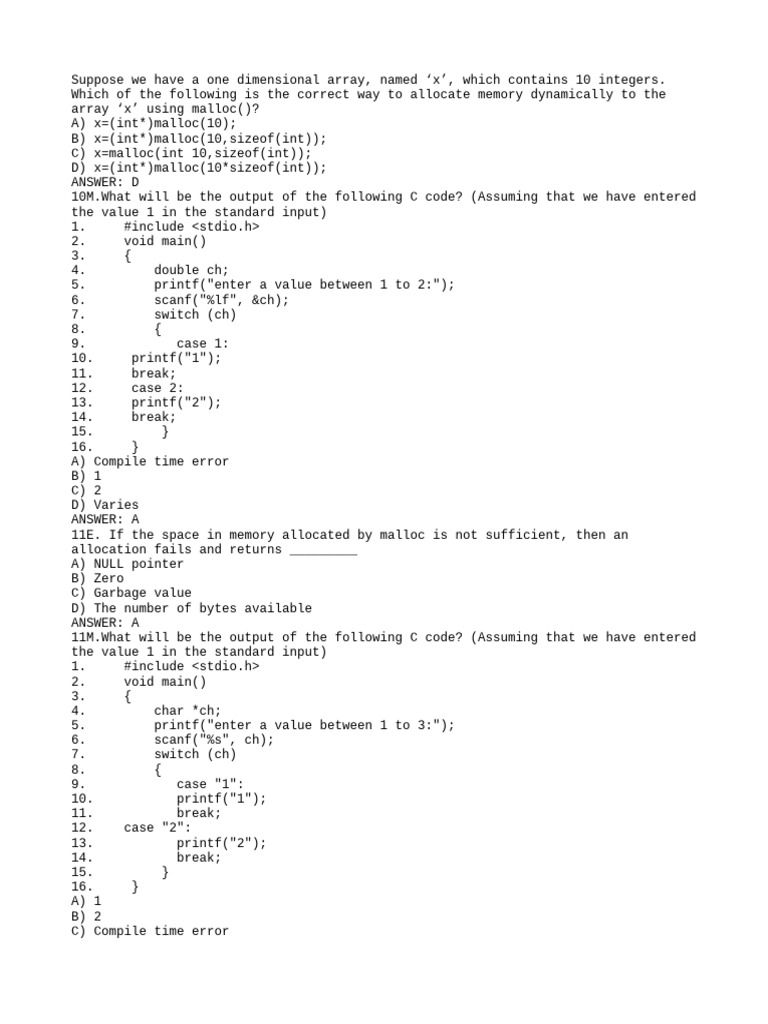 questions-TraLTH-SP24-PRF192-Default For TraLTH-SP24-PRF192-20240220-1629 | PDF | Pointer ...