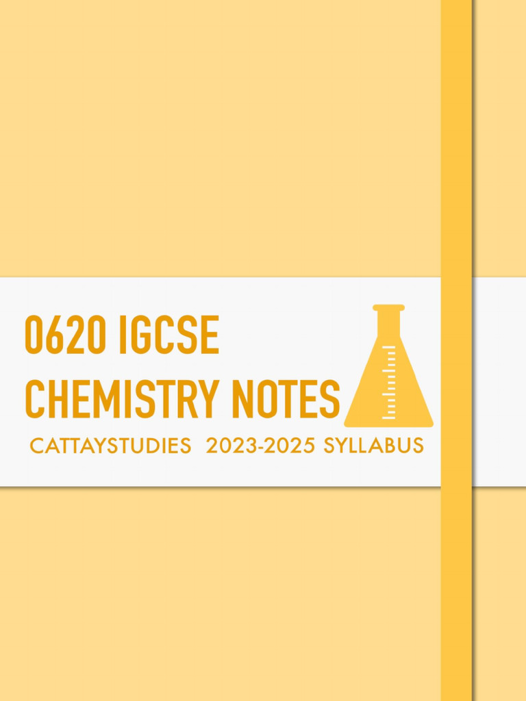 IGCSE Chemistry Notes - Cattaystudies | PDF