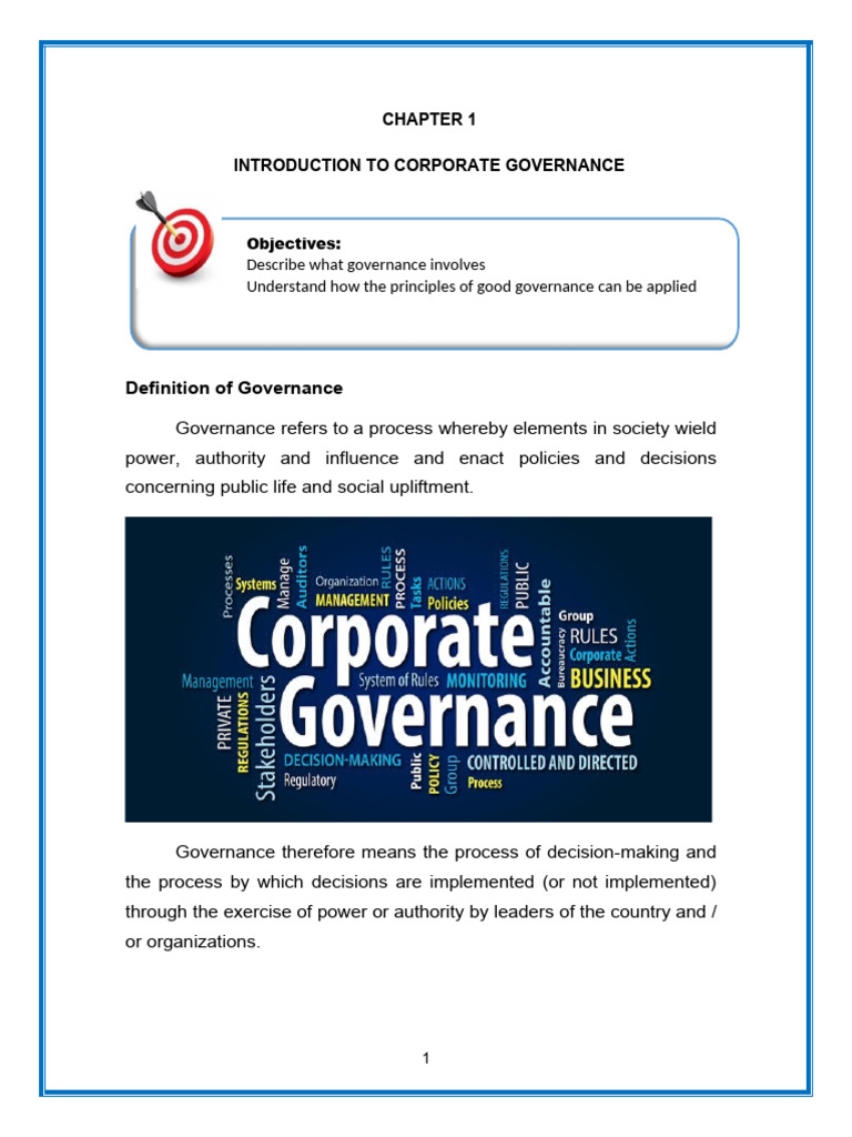 Cae01 Chapter 1 Module | PDF | Governance | Audit