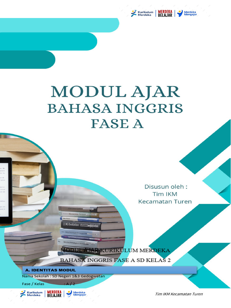 Modul Ajar Bahasa Inggris Fase A Edit Kelas 2 | PDF