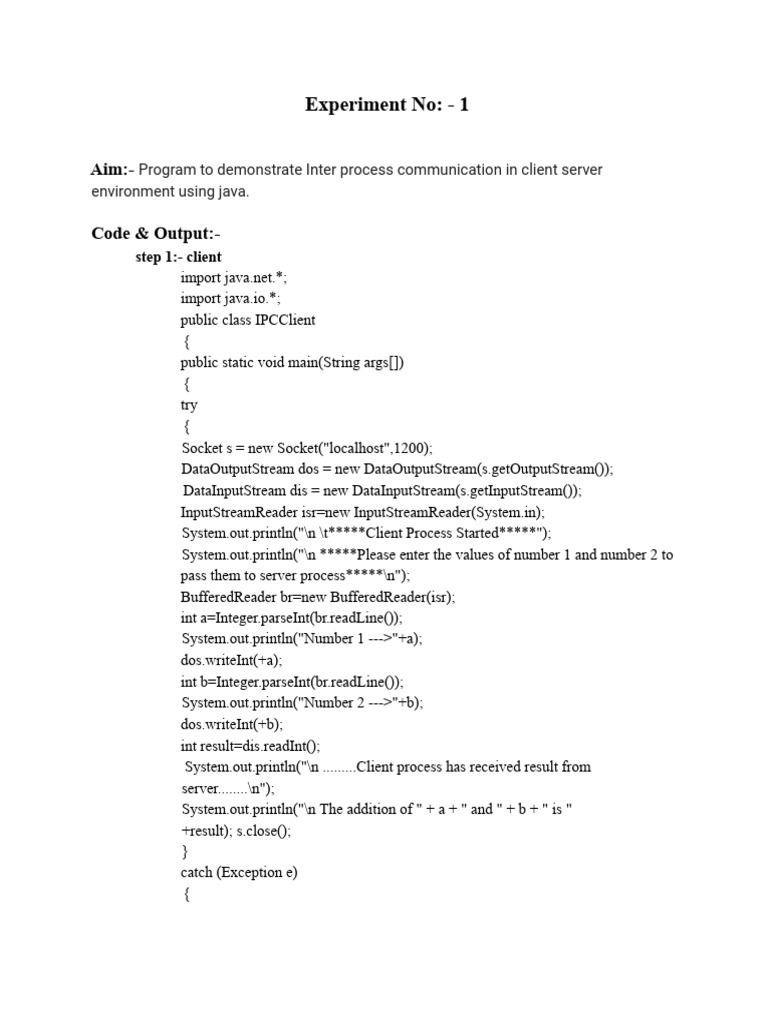 DC-EXP1 Bhavesh Jha Rollno - 06 | PDF | Port (Computer Networking) | Computer Programming
