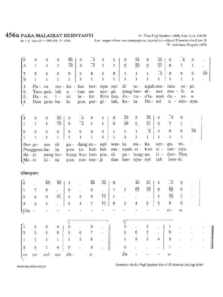 PS 456 - Para Malaikat Bernyanyi | PDF