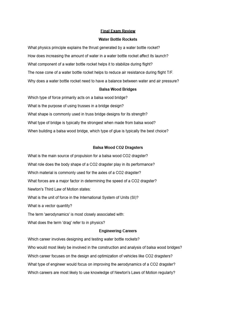 2024 Final Exam Review | PDF 2024 Final Exam Review | PDF