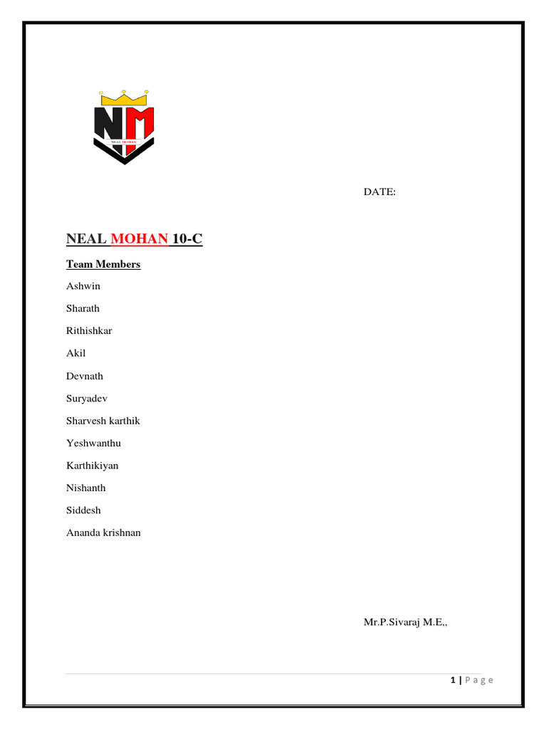 NEAL MOHAN - Unit 1 Chapter 1 Introduction To Style Book Back Question ... NEAL MOHAN - Unit 1 Chapter 1 Introduction To Style Book Back Question ...