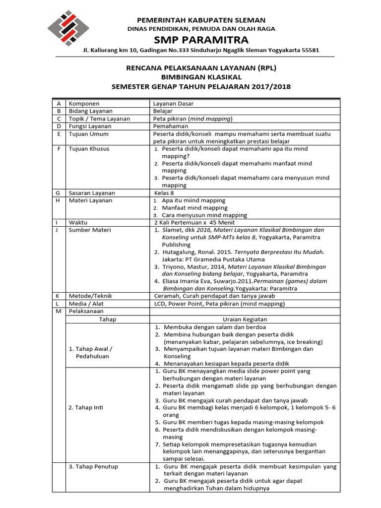 RPL Mind Mapping (Genap) | PDF