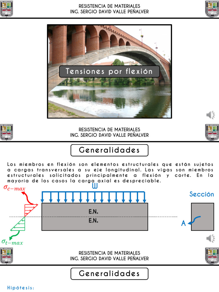 2.1 - Tensiones Por Flexión | PDF | Doblar | Resistencia de materiales