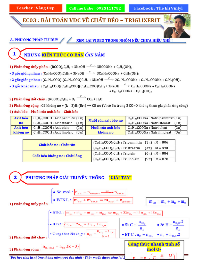 Bai Toan Vdc Ve Chat Beo Triglixerit | PDF