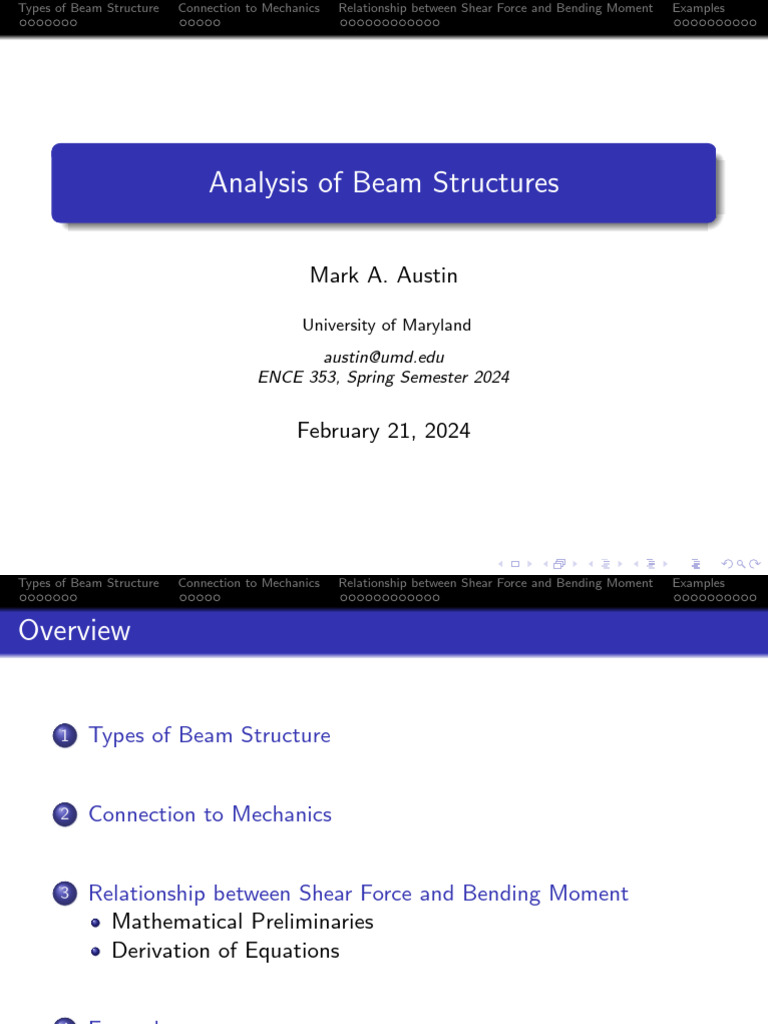 Analysis Beam Structures | PDF | Bending | Beam (Structure)