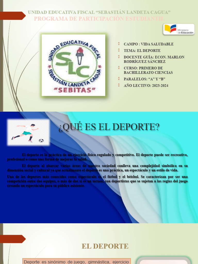 Diapositivas El Deporte | PDF | Deportes | Educación Física