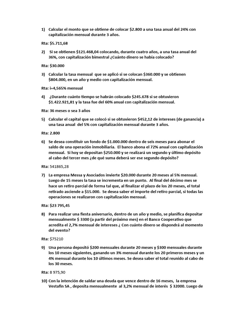 Repaso 2 MGyF | PDF | Business | Servicios financieros