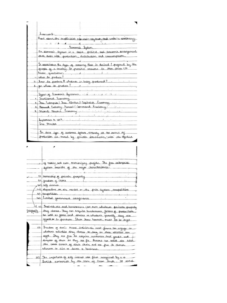 Economic Systems | PDF | Social Science | Technology & Engineering