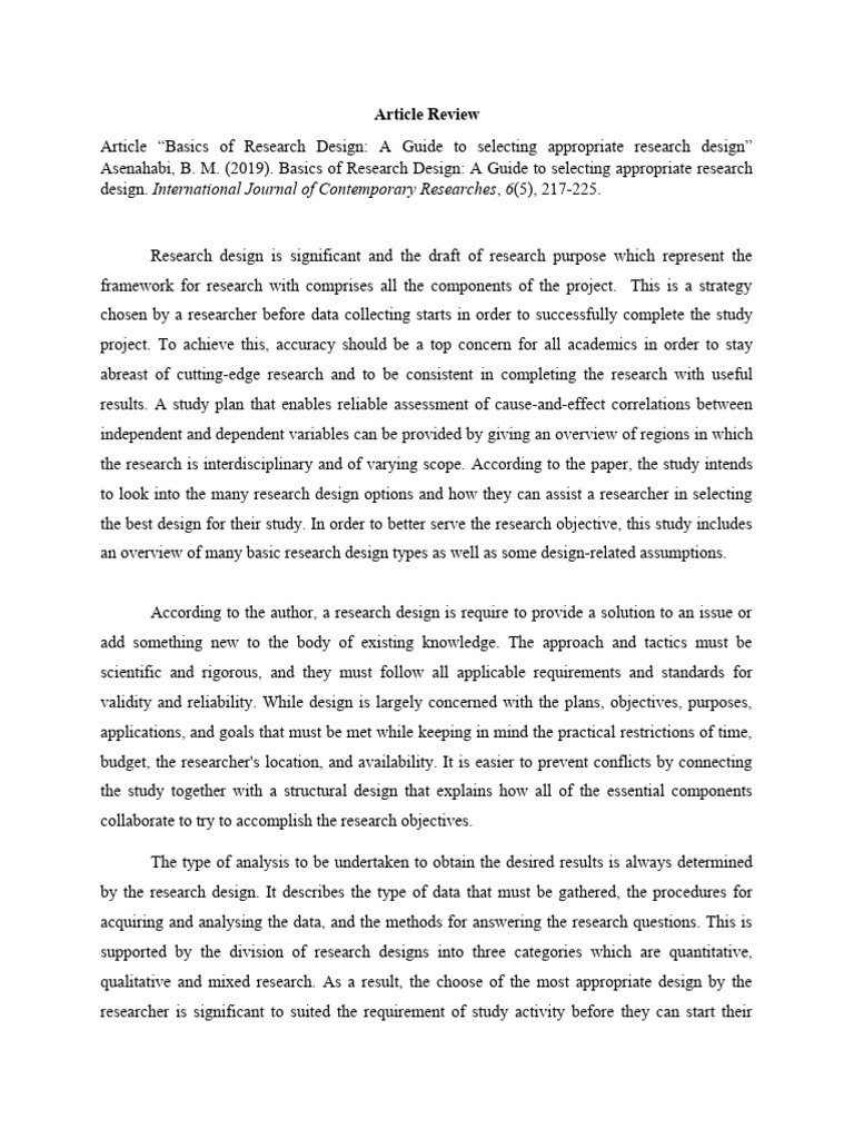 Research Design Guide for Academics | PDF | Quantitative Research ...