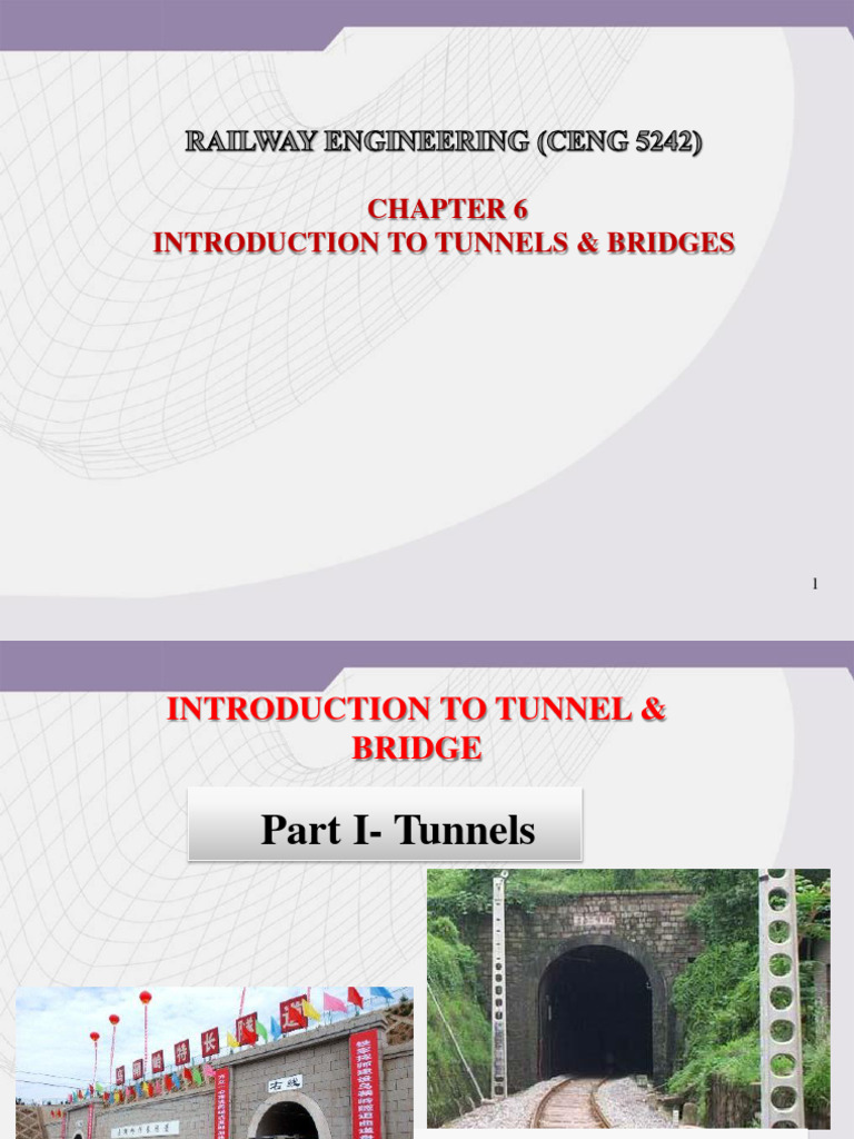 Lecturenote - RE Chapter-6 Bridge & Tunnel | PDF | Tunnel | Strength Of ...
