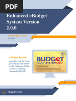 Ebudget System For LGUs | PDF | Budget | Computing