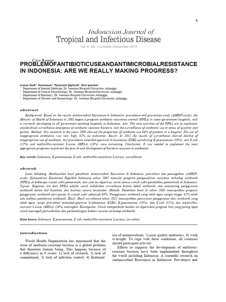 4print Problem of Antibiotic Use and Antimicrobial | PDF ...