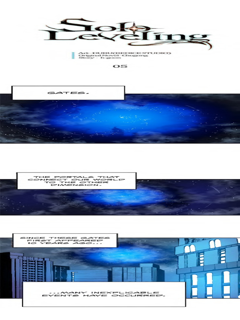 Solo Leveling Chapter 5 - Text | PDF