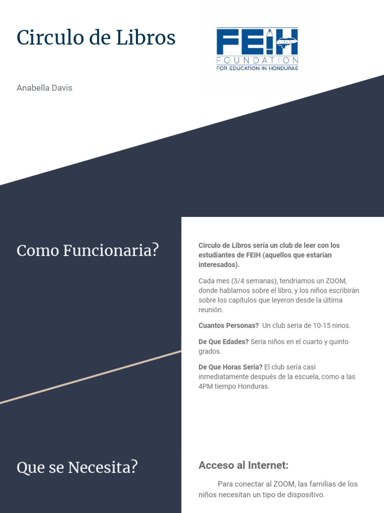 Circulo de Libros Presentacion | PDF