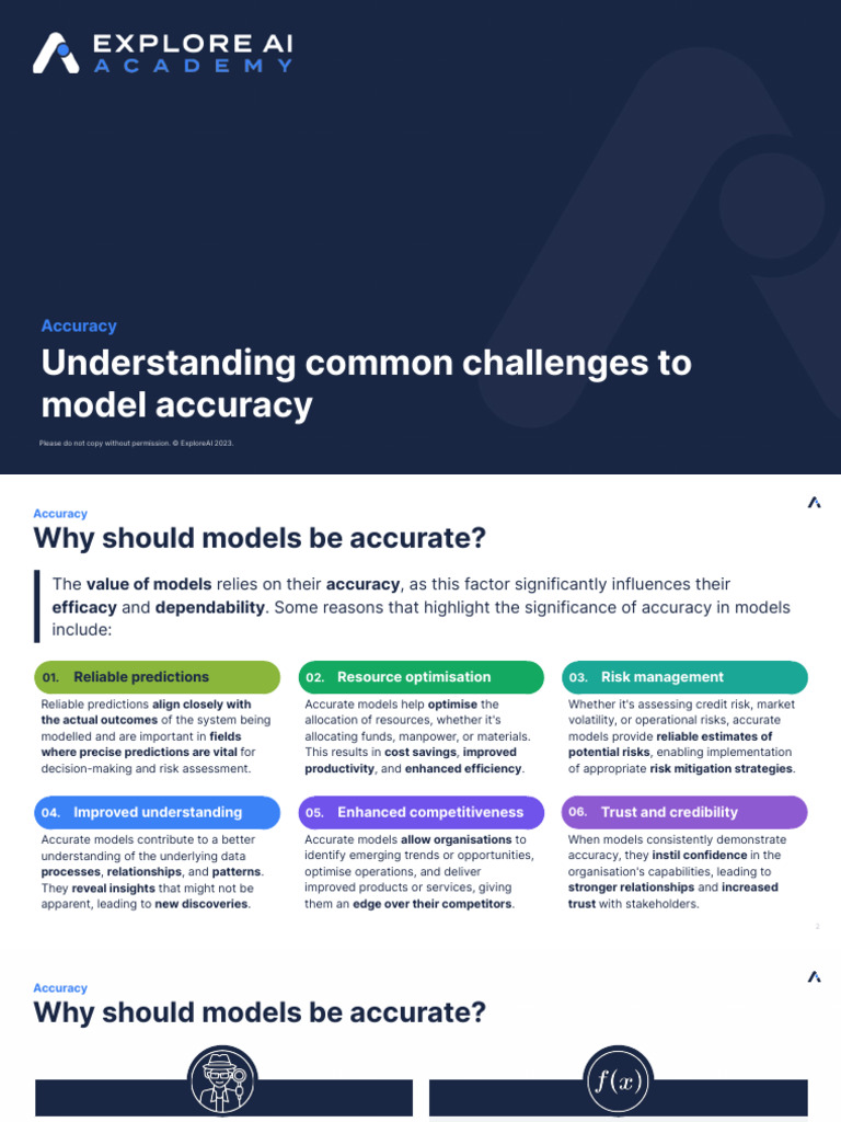 Understanding Common Challenges To Model Accuracy (Slides) | Download ... Understanding Common Challenges To Model Accuracy (Slides) | Download ...