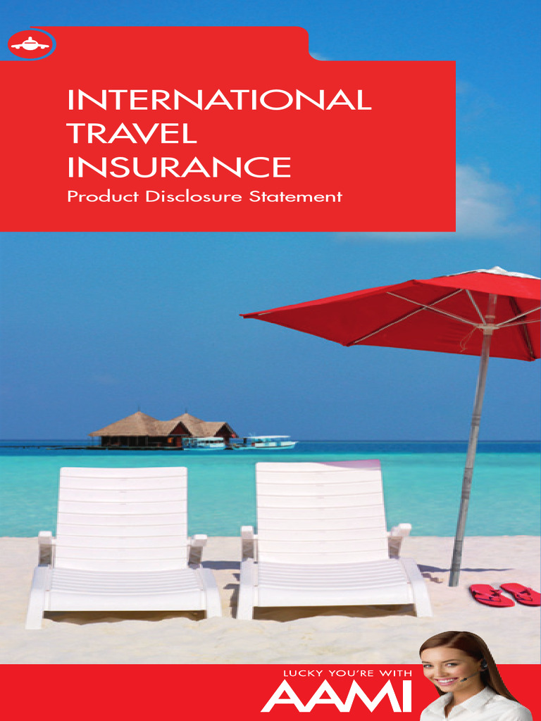 Aami Travel Insurance Pds | PDF | Vehicle Insurance | Insurance