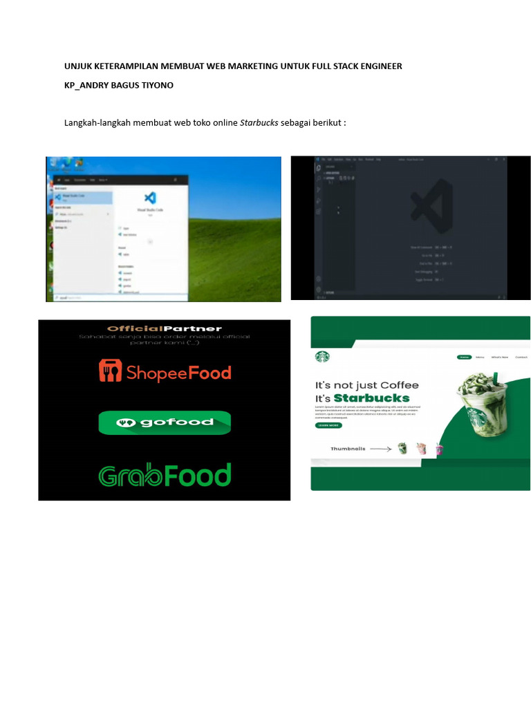 Unjuk Keterampilan - KP Andry Bagus Tiyono | PDF | Komputer