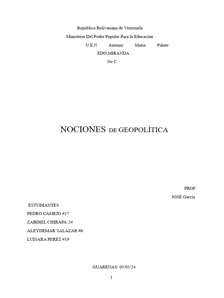GHC (4) | PDF | Venezuela | Globalización