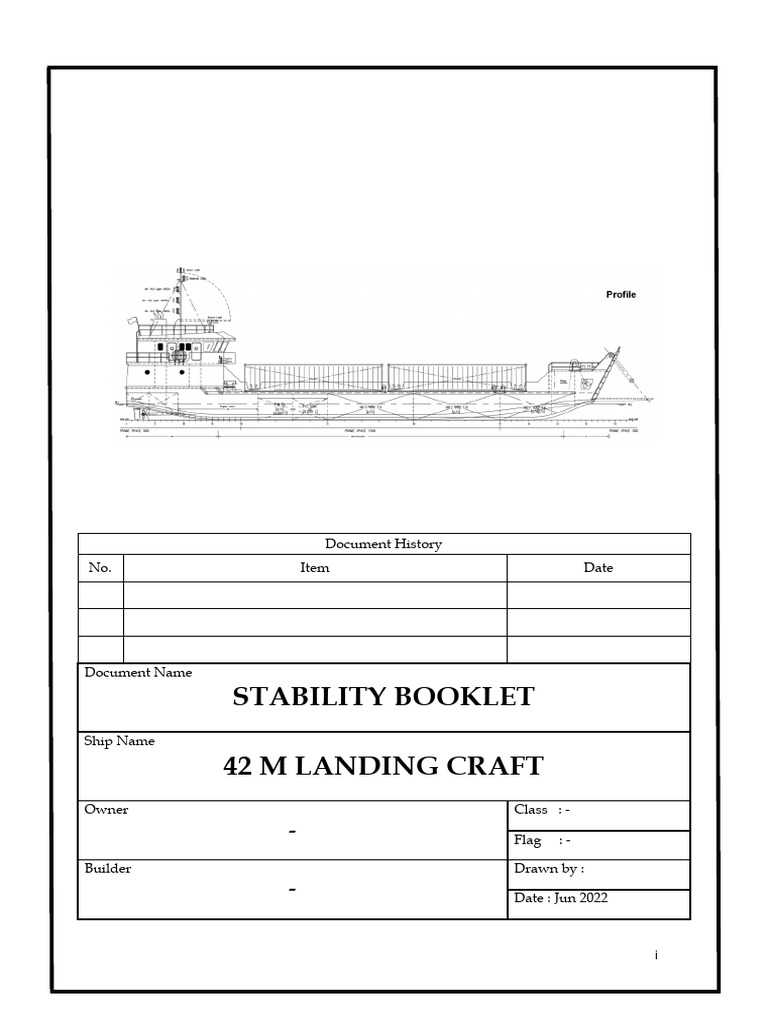Buku Stabilitas Kapal 42 M | PDF | Sains & Matematika