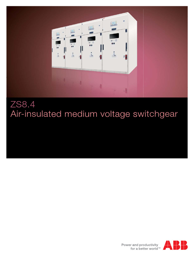 Celdas ZS8 4 - Brochure - 2012-01 - (ZS8 4) | PDF | Electric Power Distribution | Transformer