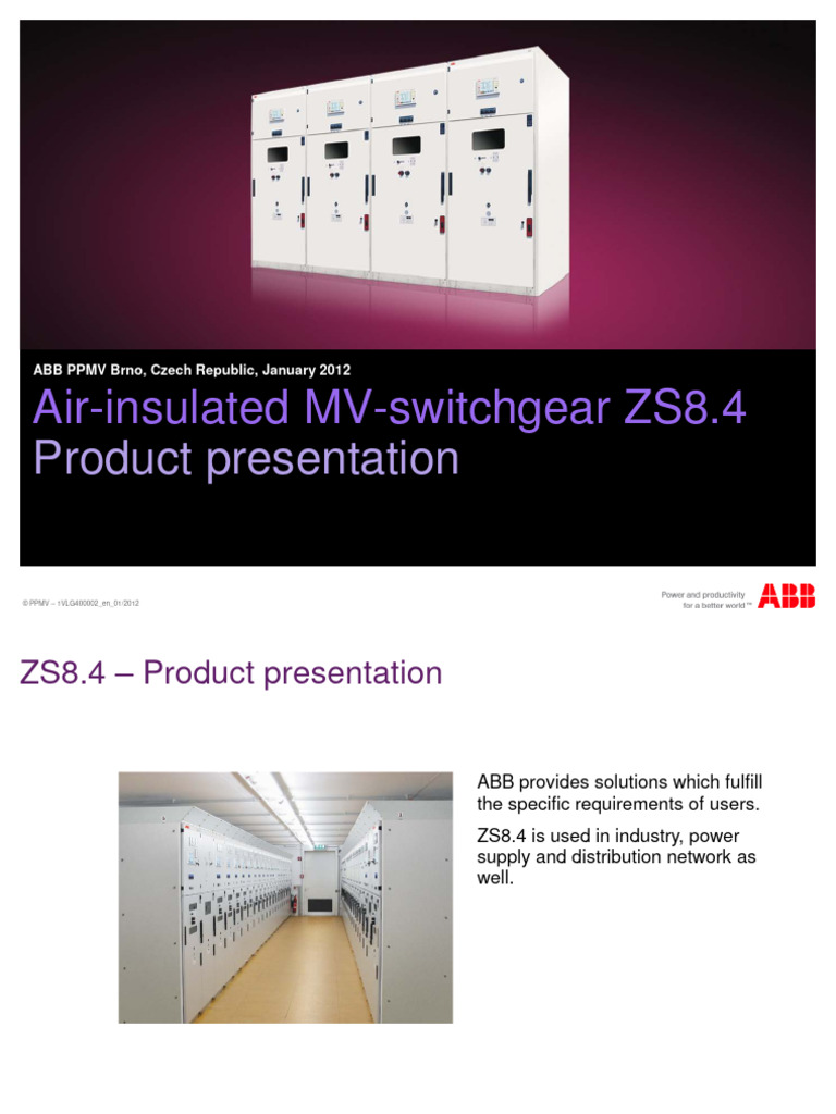 Celdas ZS8 4 - Capacitación - 2012-01 - (ZS8 4) | PDF | Switch | Fuse (Electrical)