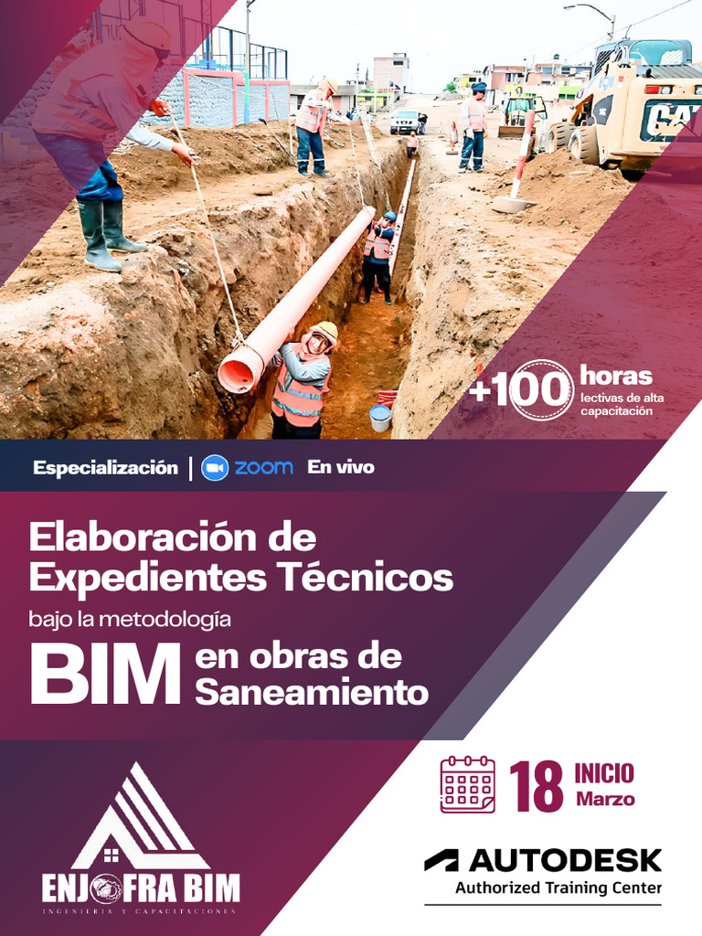 1.-Brochure A4 Expediente Técnico BIM en Saneamiento | PDF | Autodesk ...