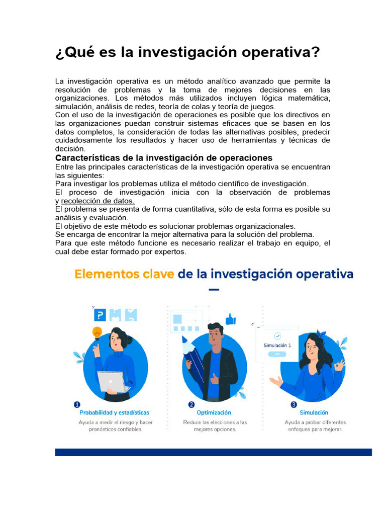 Guía de Investigación Operativa | PDF | La investigación de operaciones ...