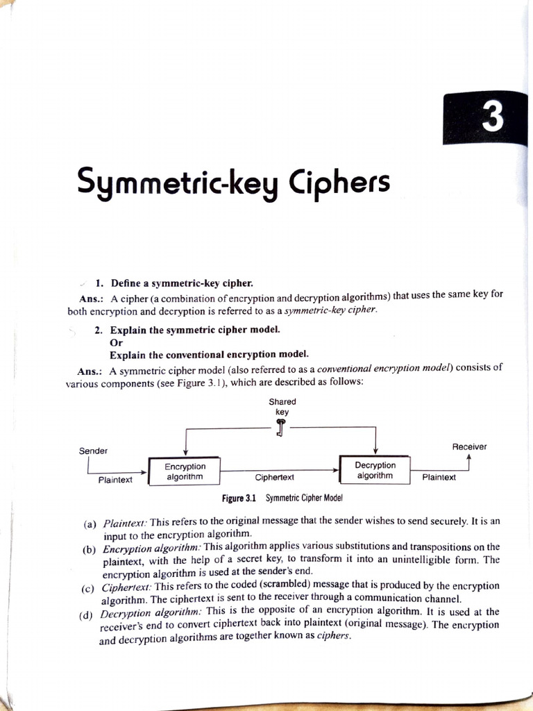Module 3 -secure communication 2024 | Download Free PDF | Cipher | Encryption