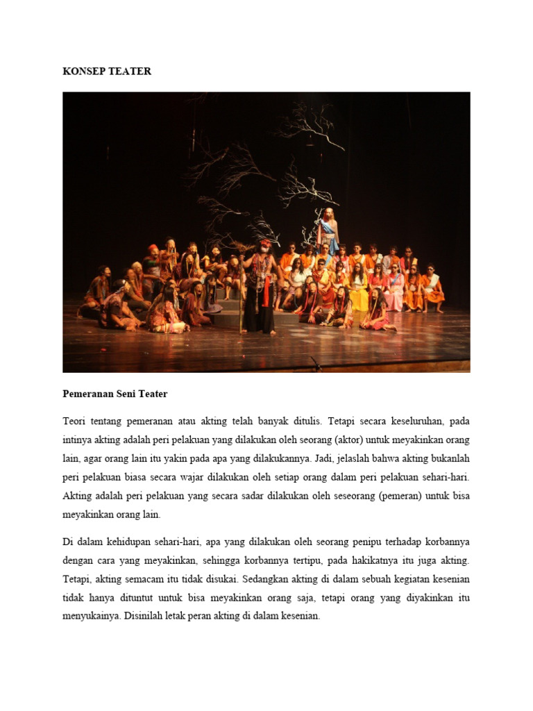 Konsep Teater | PDF